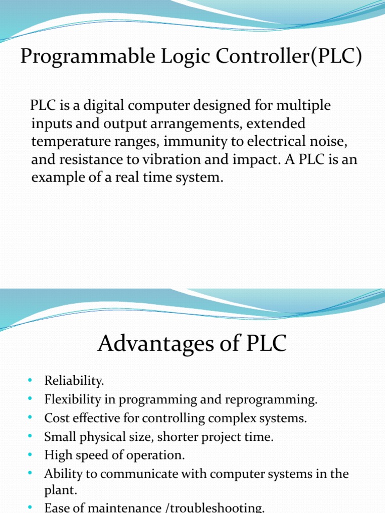 PLC and Its Application Final-1 | PDF | Programmable Logic Controller | Analogue Electronics