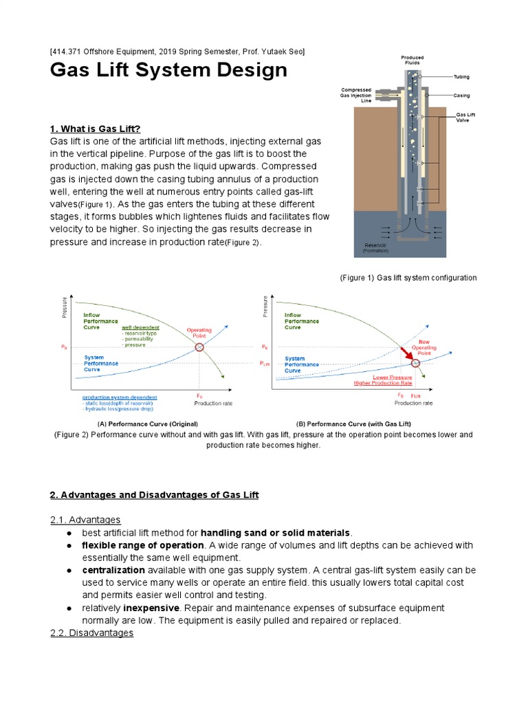 Case 1. Gas Lift System Design | PDF | Lift (Force) | Enhanced Oil Recovery