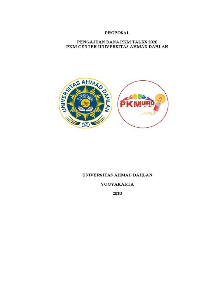 Proposal Pengajuan Dana PKM Talks 6 Desember 2020 | PDF | Karier & Perkembangan