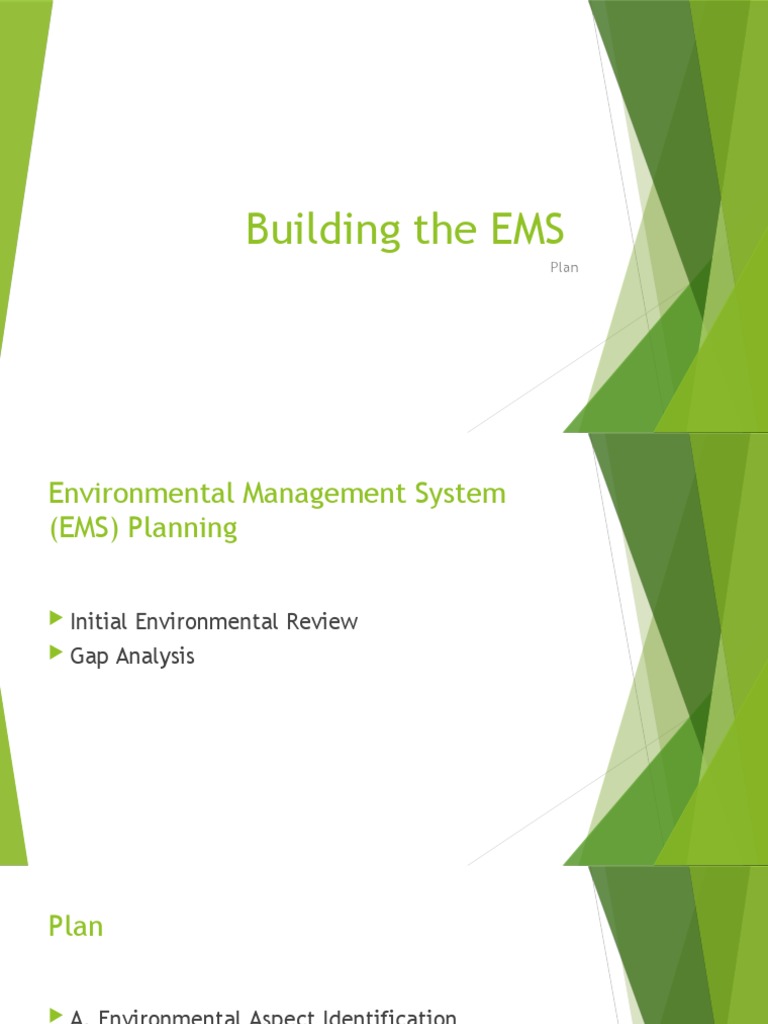 Building The EMS - Plan 2 | PDF
