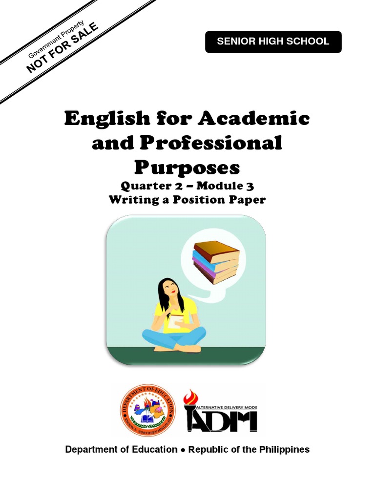 English For Academic and Professional Purposes: Quarter 2 - Module 3 ...