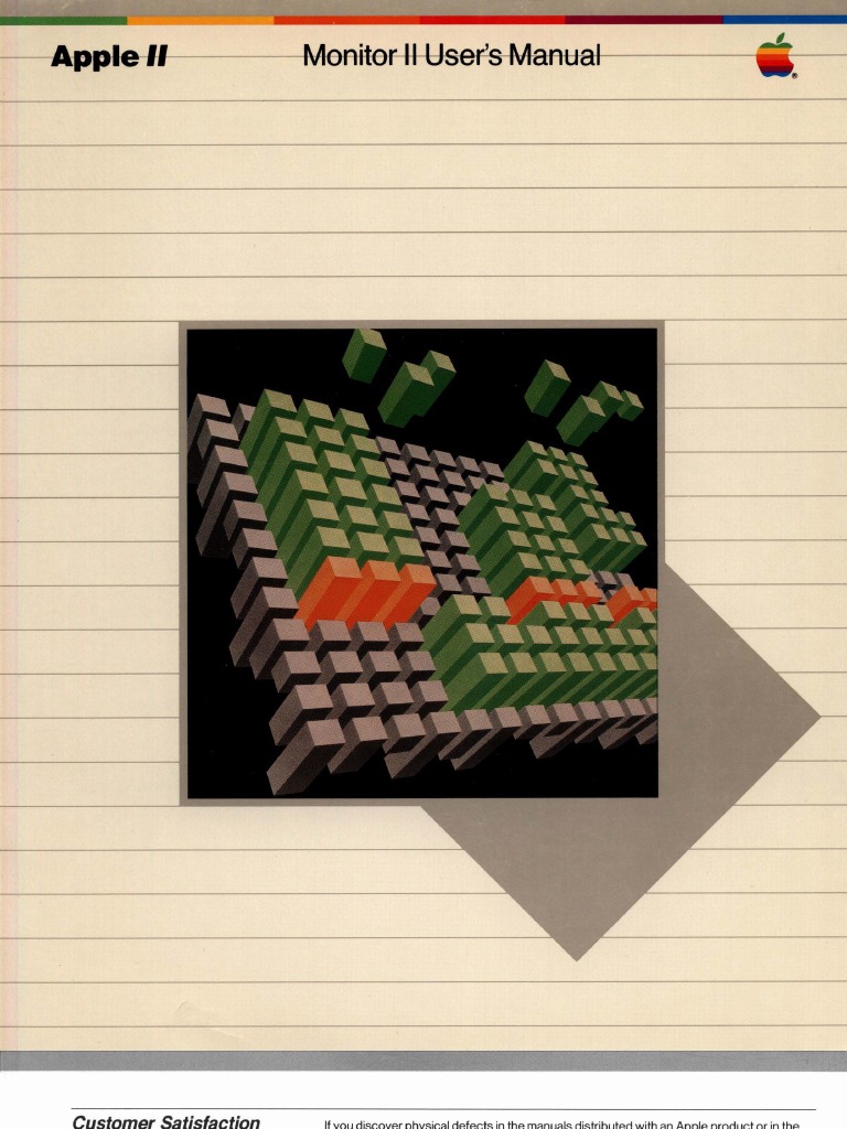 Apple II Monitor II User's Manual | PDF | Computer Monitor ...