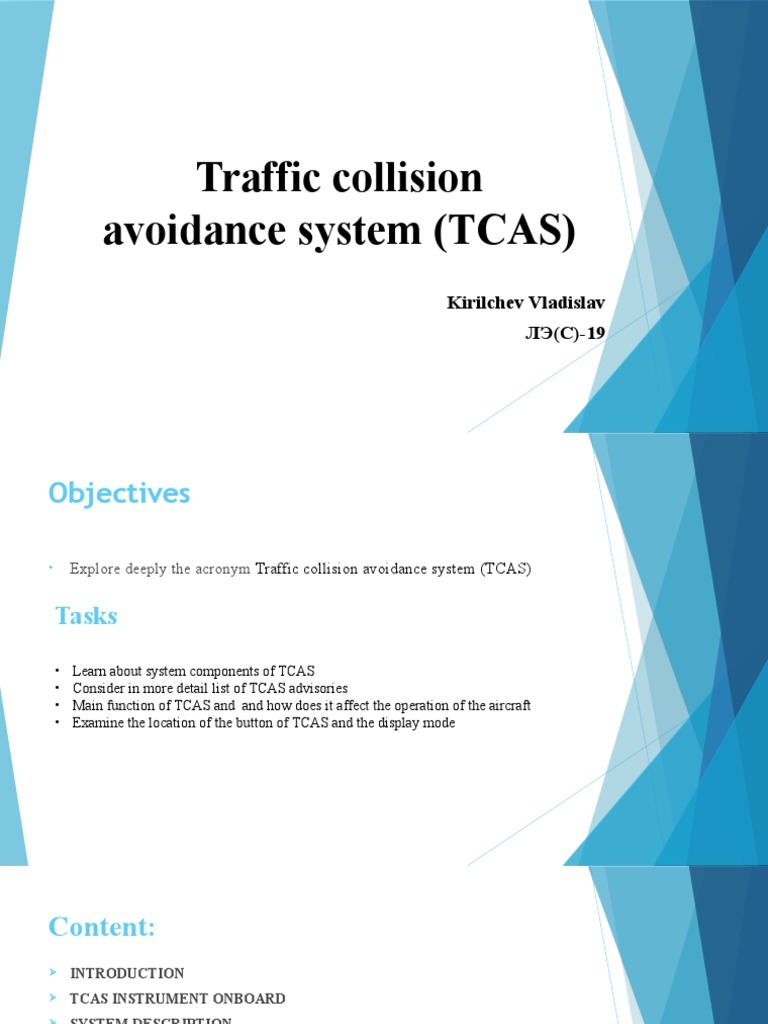 TCAS | PDF | Transponder (Aeronautics) | Aviation Safety