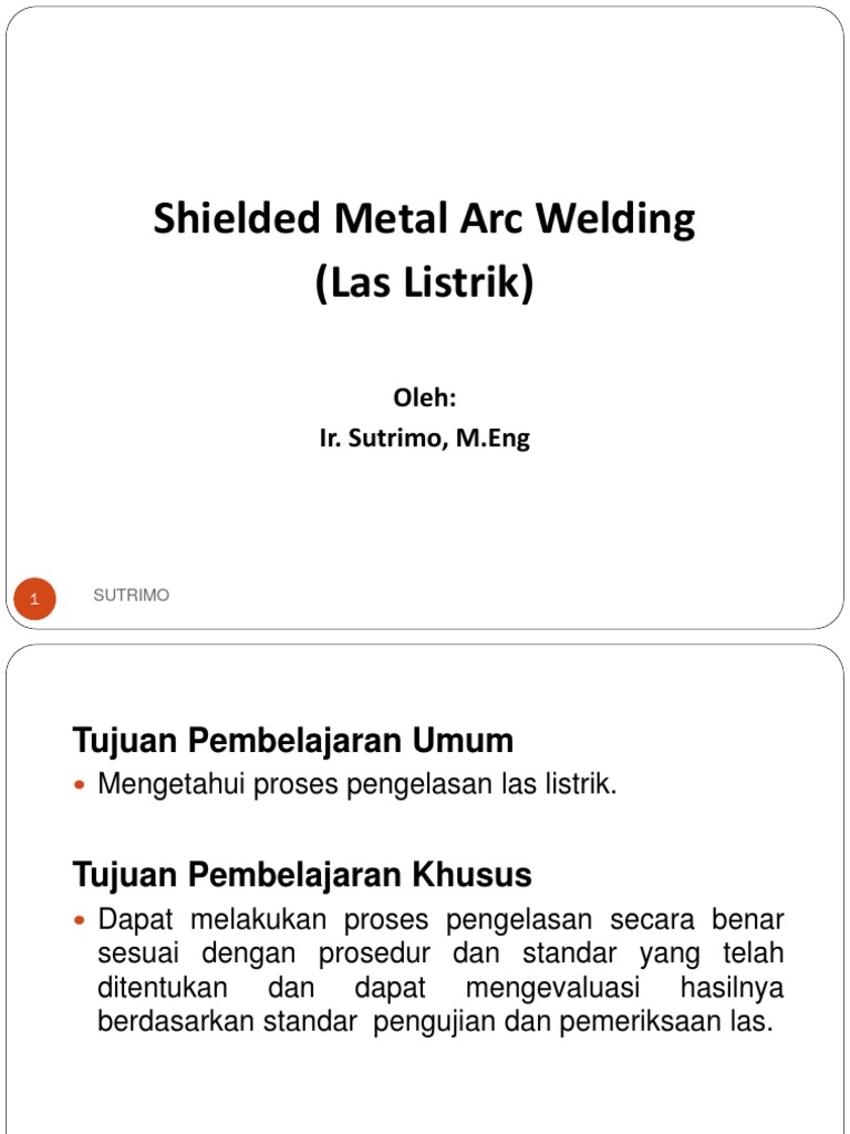 Teknik dan Prinsip Pengelasan SMAW | PDF