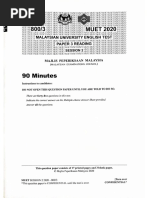 MUET Writing-Task 1 Sample Essays | PDF