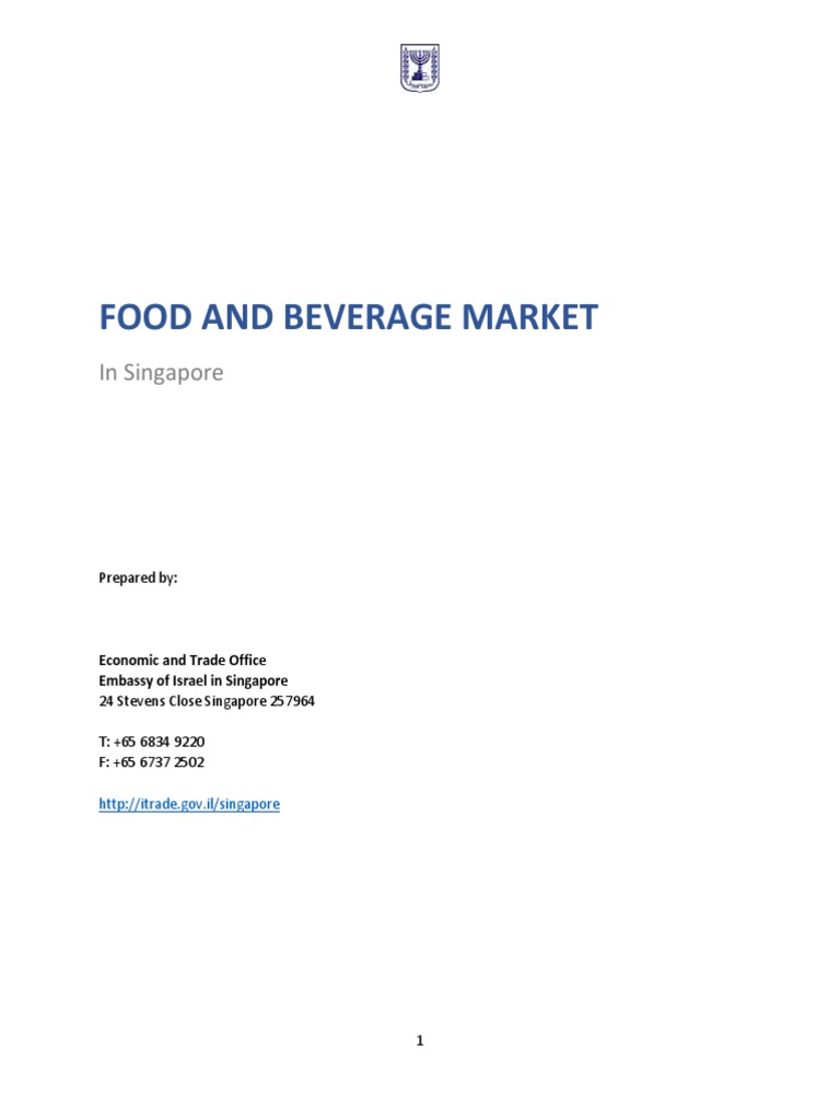 Food and Beverage in Singapore - A Report | PDF | Retail | Hazard ...