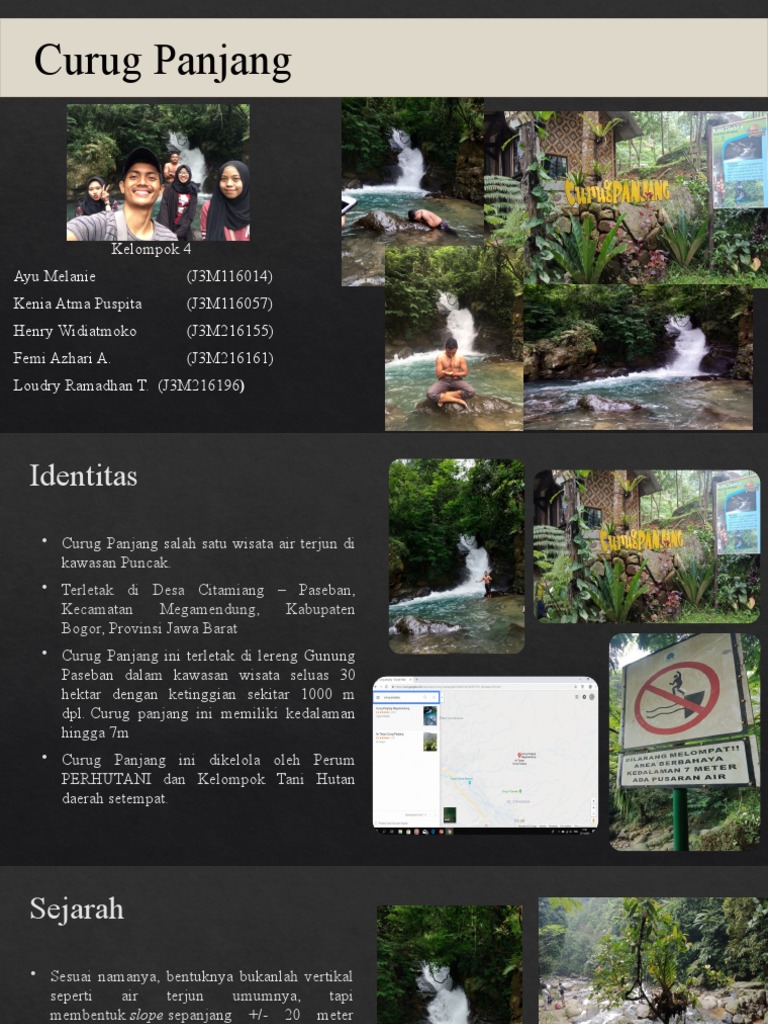 Tiket dan Akses Curug Panjang Megamendung | PDF