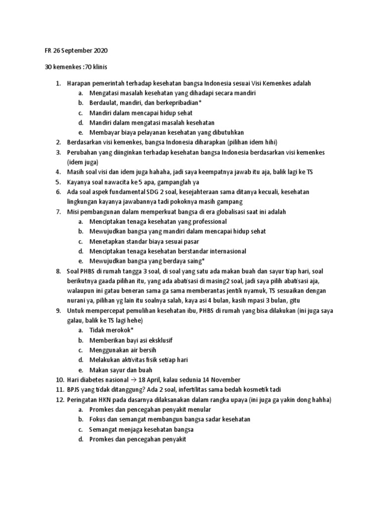 FR SKB Dokter | PDF | Pengembangan Diri | Kesehatan Holistik