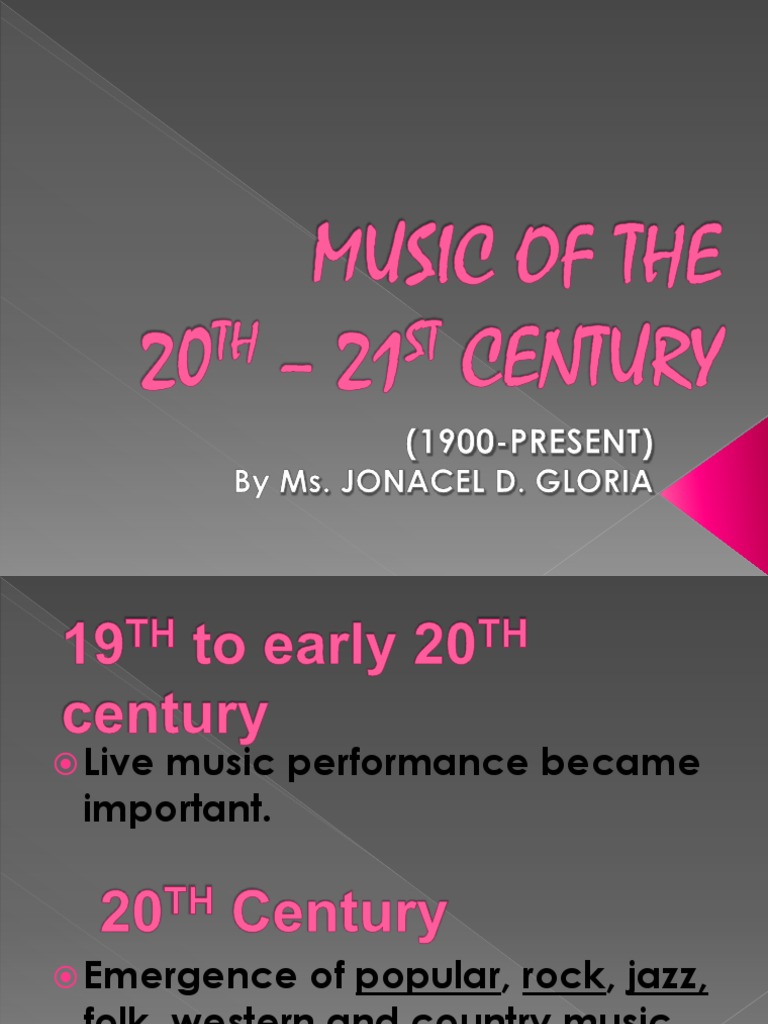 Music of The 21th Century | PDF | Rock And Roll | Mass Media