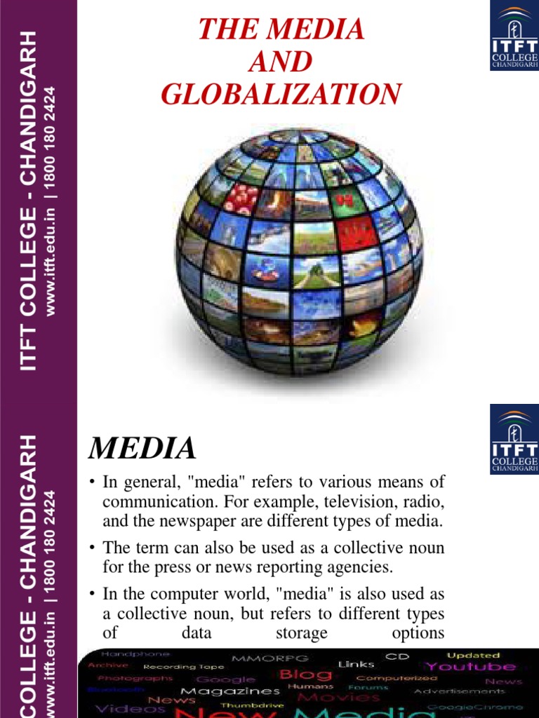 Media And Globalization Pdf Globalization Mass Media
