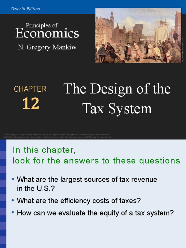 Conomics: The Design of The Tax System | PDF | Progressive Tax | Taxes