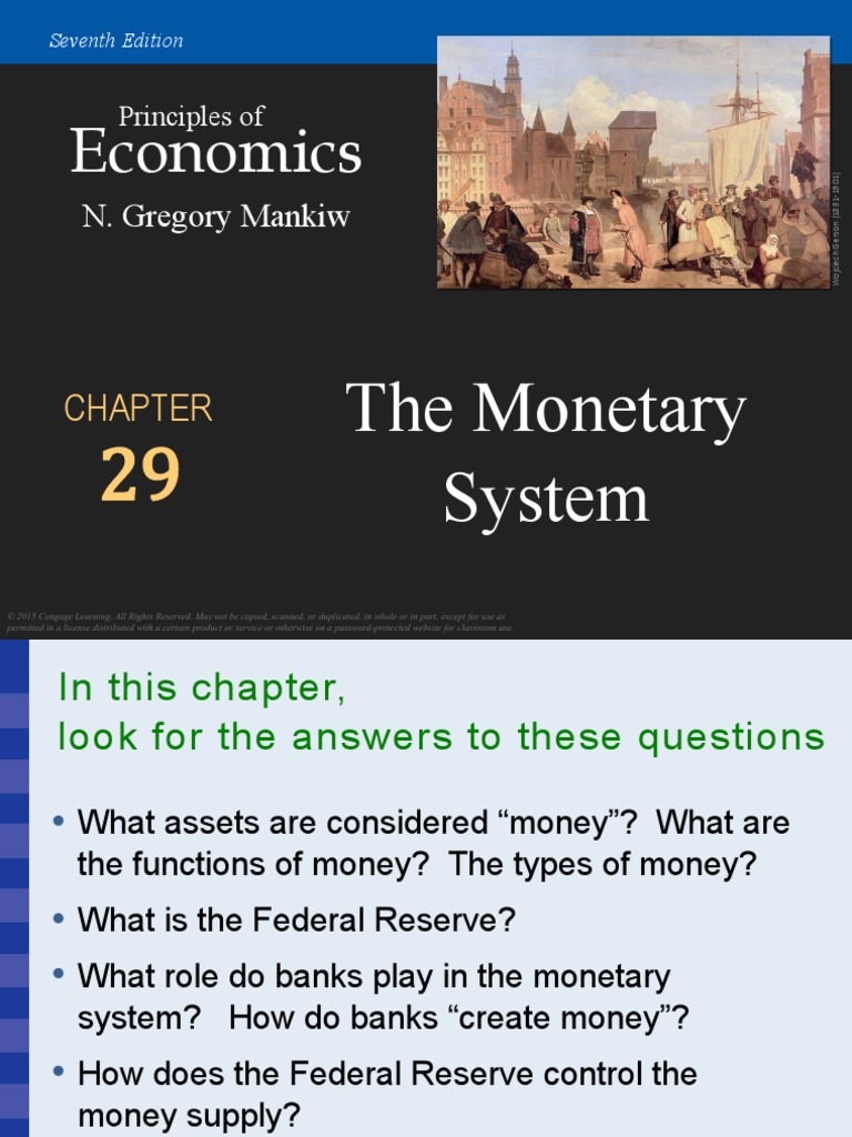 Princ Ch29 Presentation7e | PDF | Federal Reserve | Money Supply