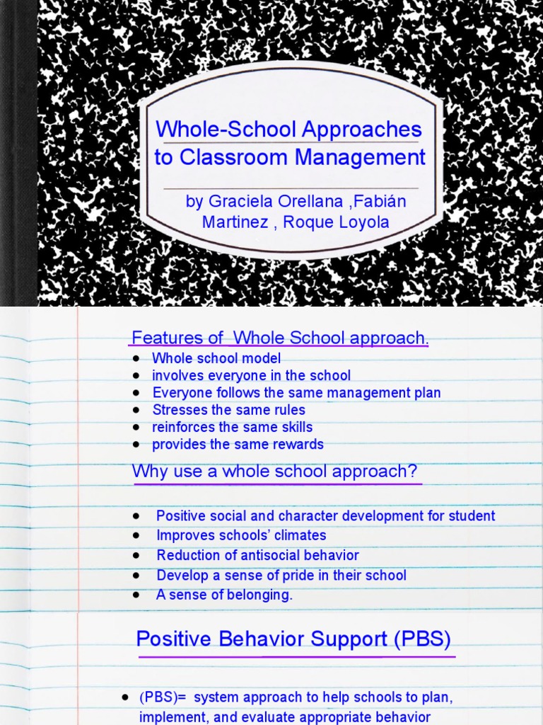 Whole-School Approaches To Classroom Management | PDF | Classroom ...