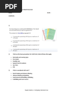 Sample Question & Answer For WMS Assessment | PDF | Occupational Safety ...