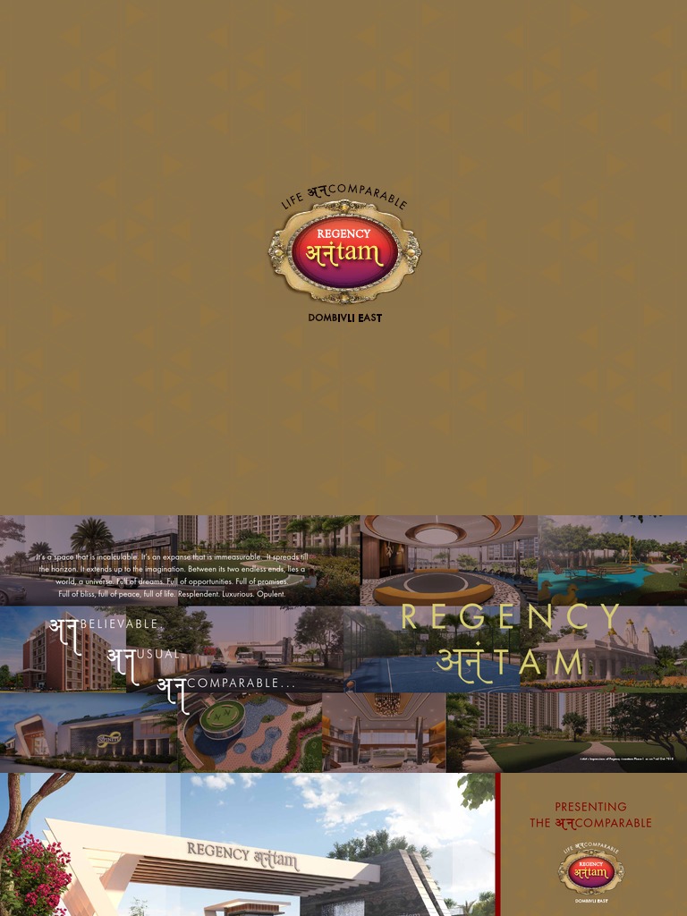 Regency Anantam E Brochure | PDF | Sikhism