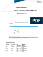 11.1.10 Packet Tracer - Implement Port Security | PDF | Network Interface Controller | Network ...