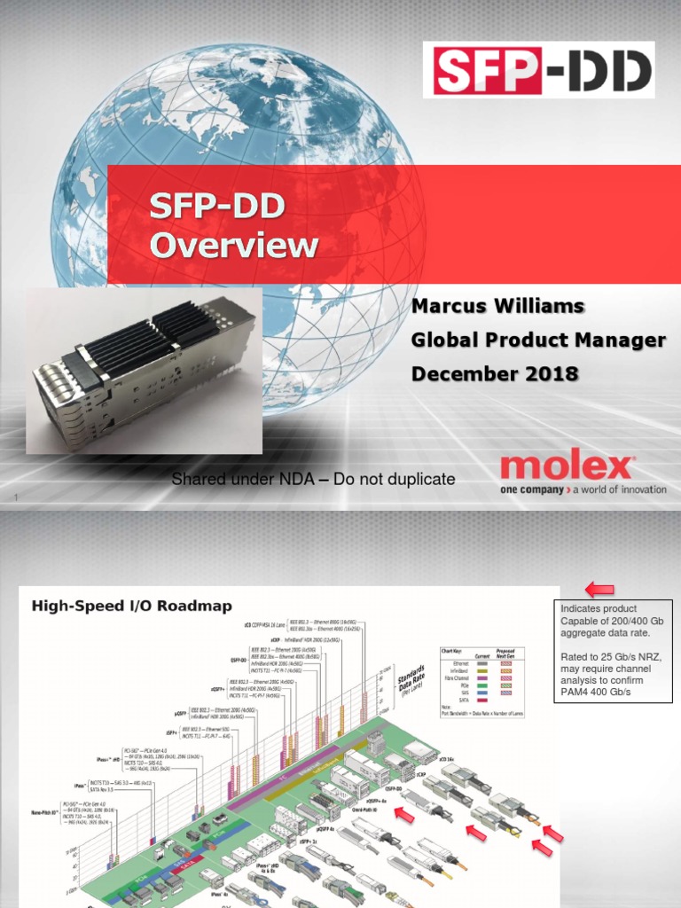 SFP DD Overview Dec 2018 | PDF | Computer Science | Electronics