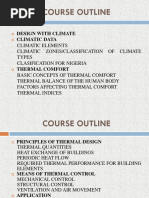 Thermal Comfort Checklist | PDF
