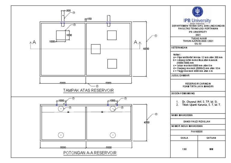Reservoir Pdam | PDF