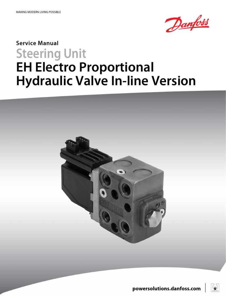 Steering Unit: EH Electro Proportional Hydraulic Valve In-Line Version ...