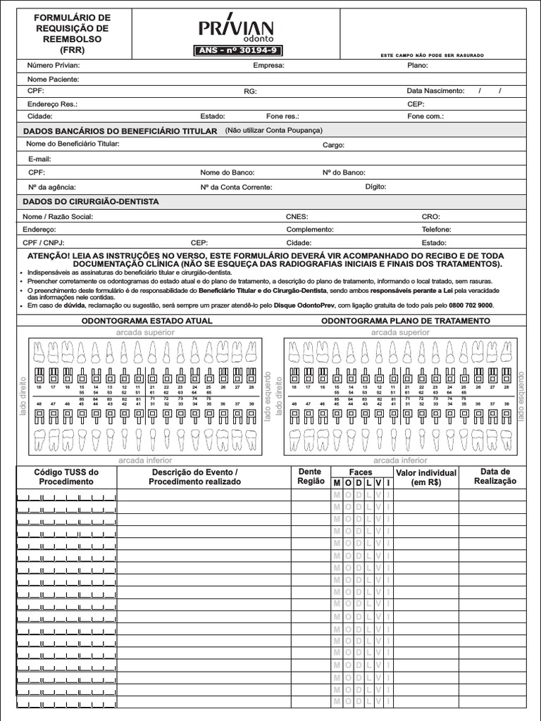FRR - Prívian | PDF | Odontologia | Dentista