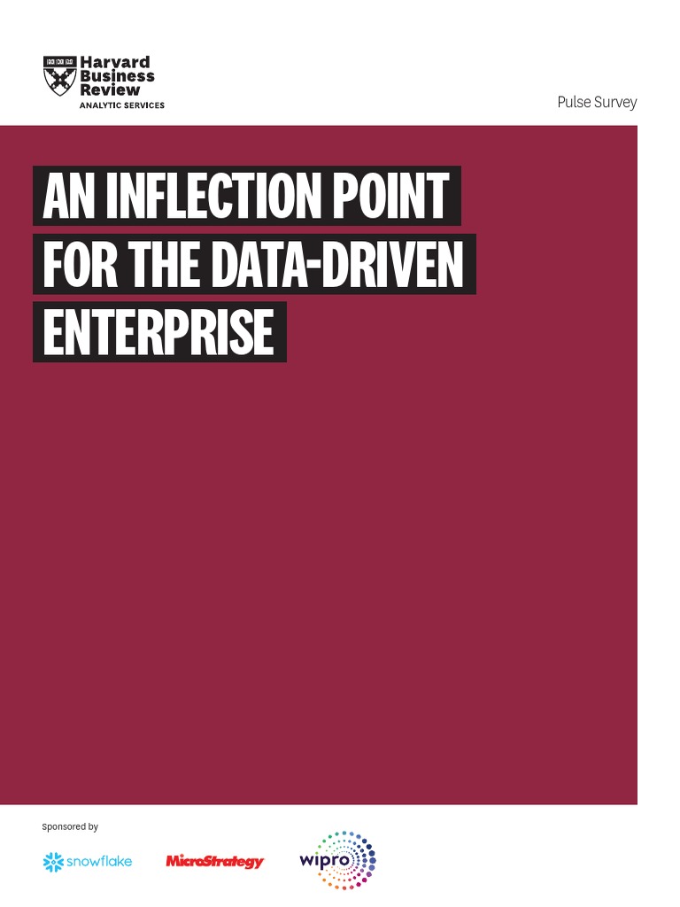 An Inflection Point For The Data-Driven Enterprise: Pulse Survey ...