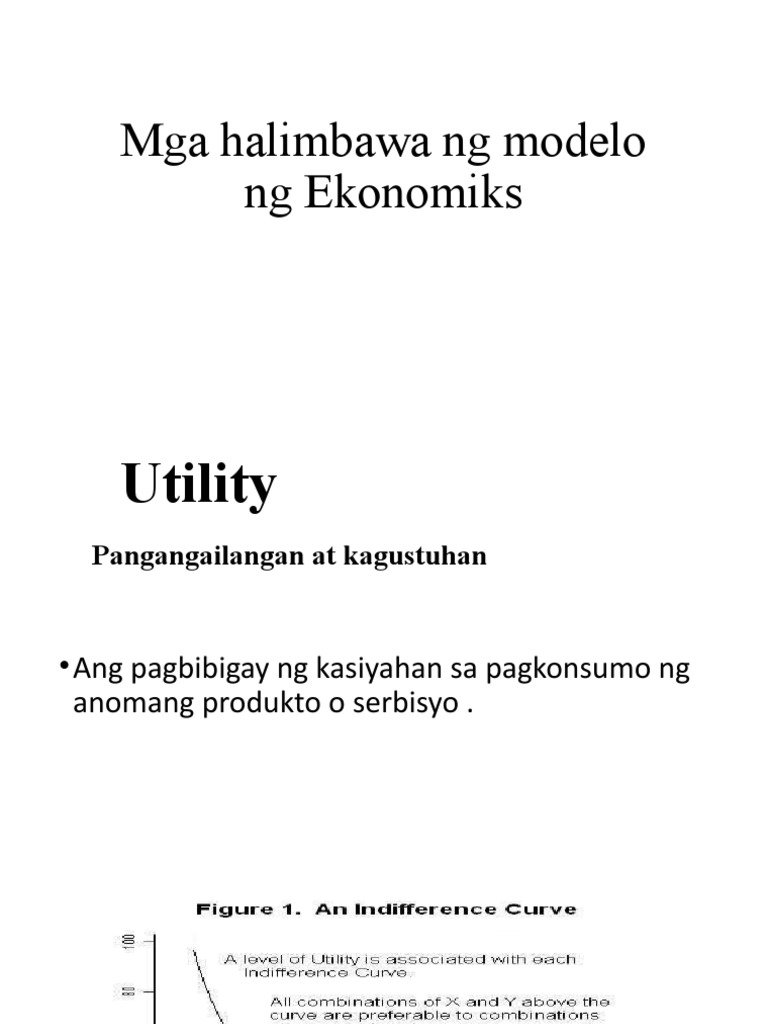 Mga Halimbawa NG Modelo NG Ekonomiks | PDF