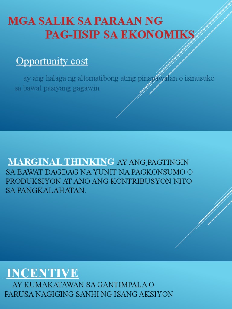 Mga Salik Sa Paraan NG | PDF
