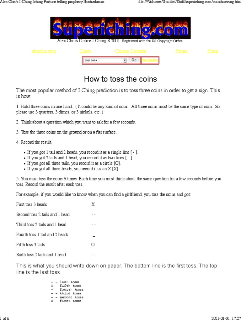 How To Toss The Coins | PDF | Teaching Methods & Materials