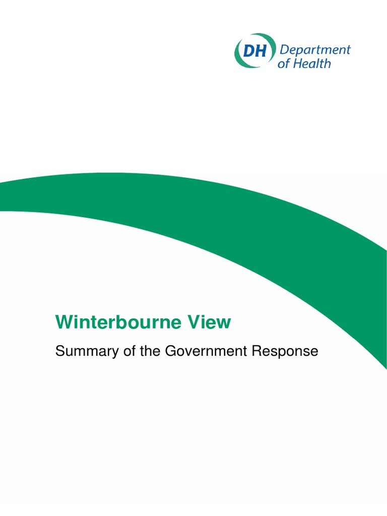 Winterbourne Case Study | PDF | Health Care | Medicine