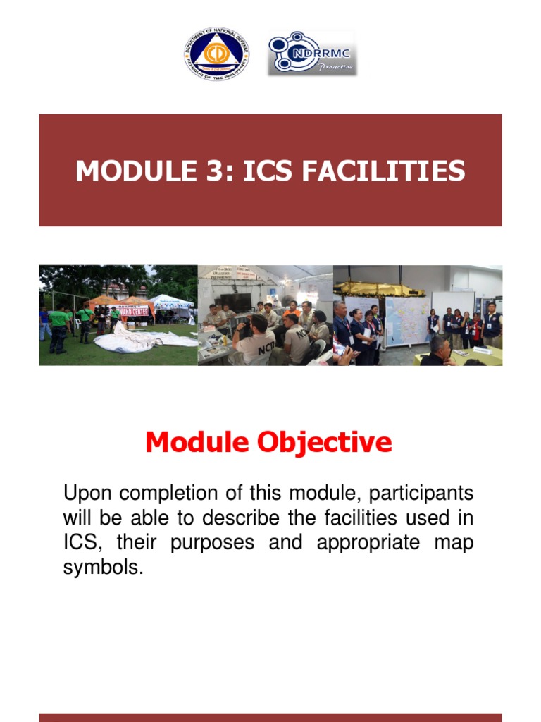 Module 3 - ICS Facilities | PDF | Incident Command System | Emergency ...