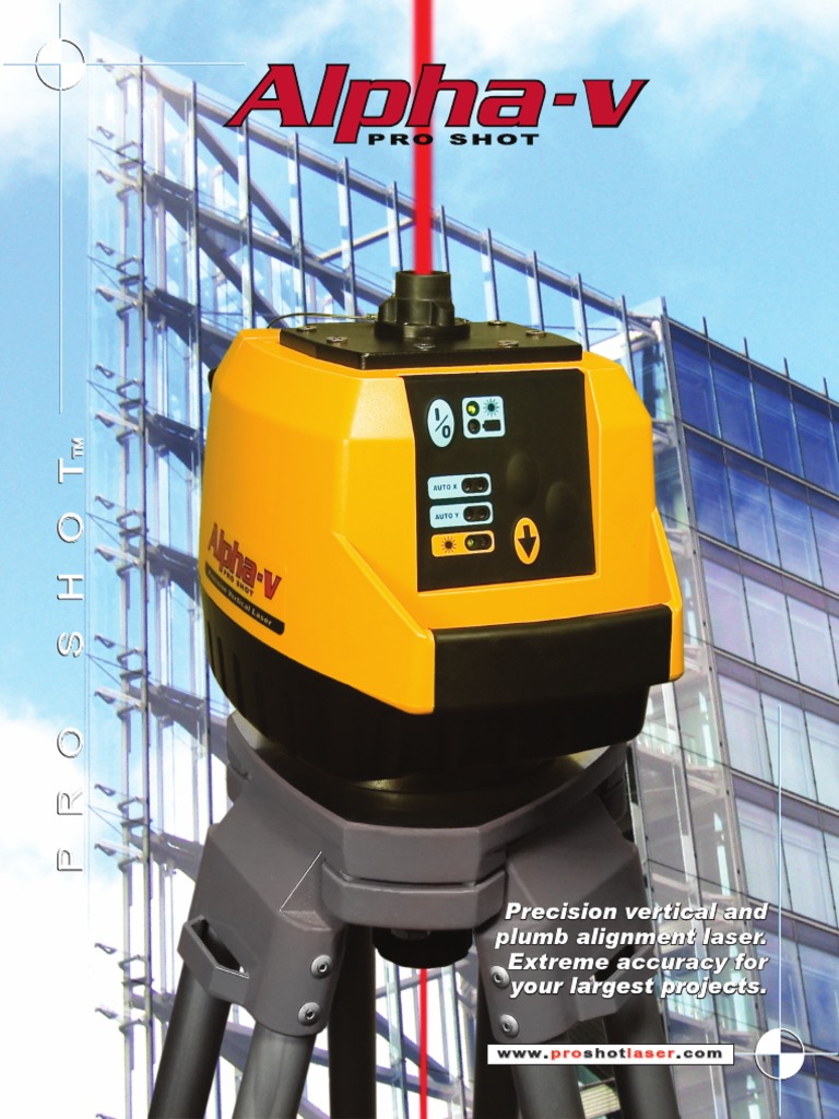 Pro Shot Alpha-V Vertical Plumb Laser | PDF | Laser | Accuracy And ...