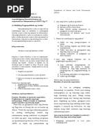 Grade 5 - Pagbibigay Ng Solusyon Sa Naobserbahang Suliranin | PDF