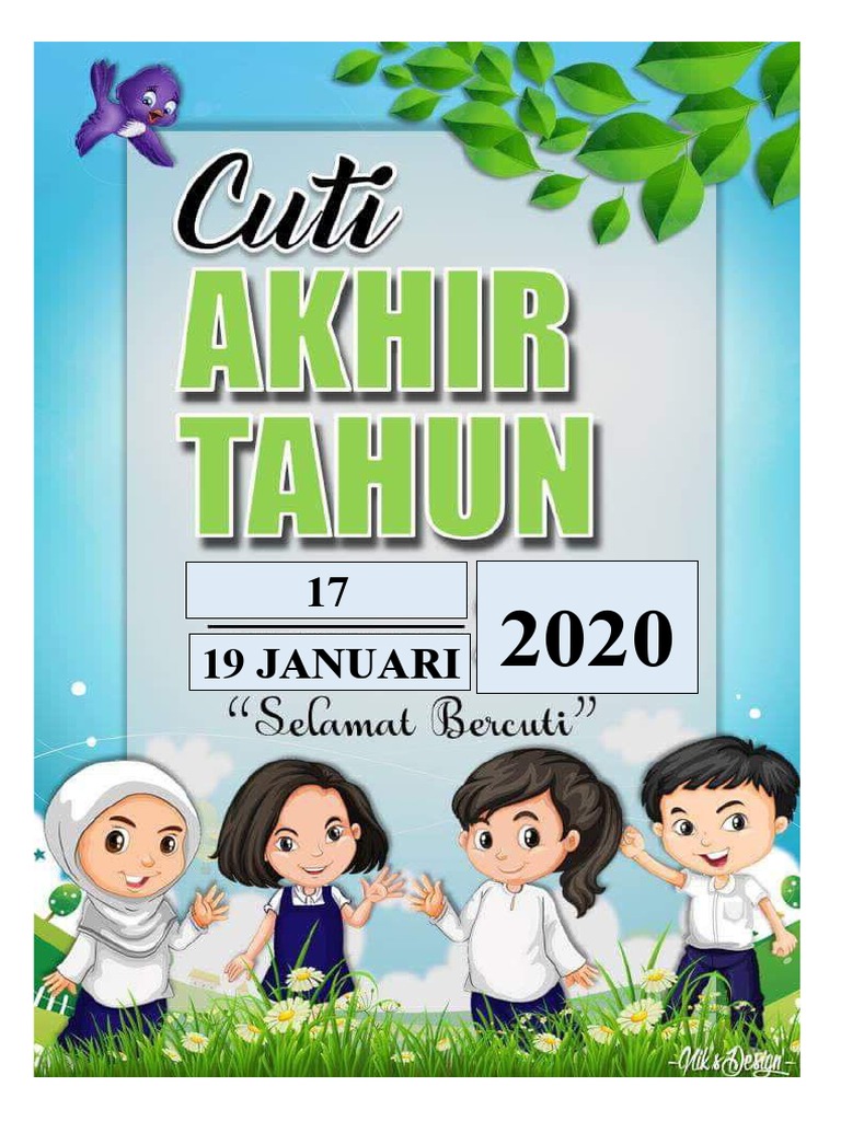 Cuti Akhir Tahun Poster | PDF