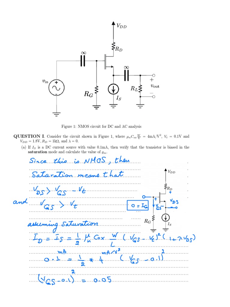 ELG 2136 Solution of Assignment 14 | PDF | Electronic Circuits | Electrical Circuits