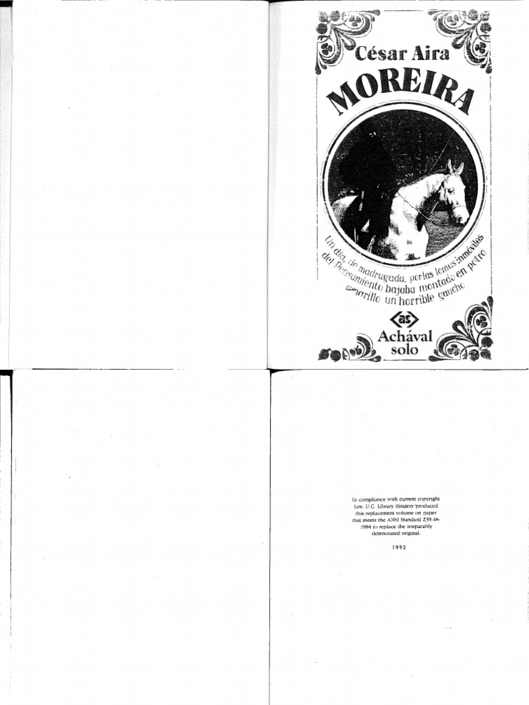 Moreira Cesar Aira | PDF