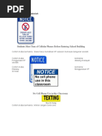 Contoh Notice dalam Bahasa Inggris | PDF