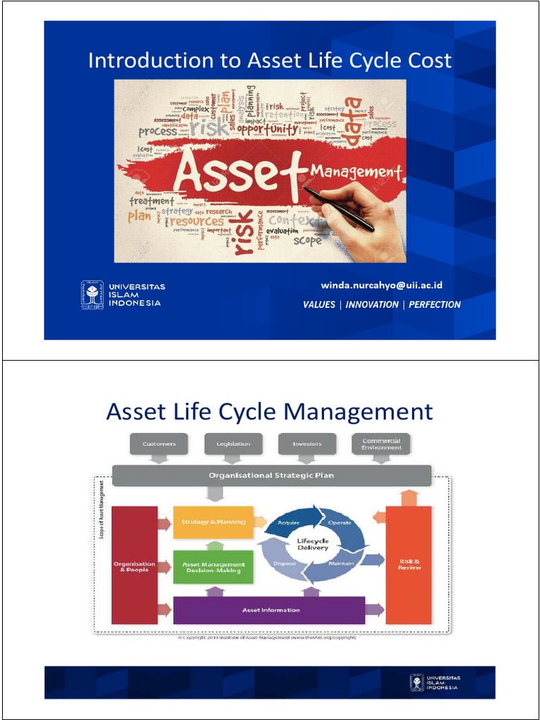 Asset LCC Management | PDF | Present Value | Life Cycle Assessment