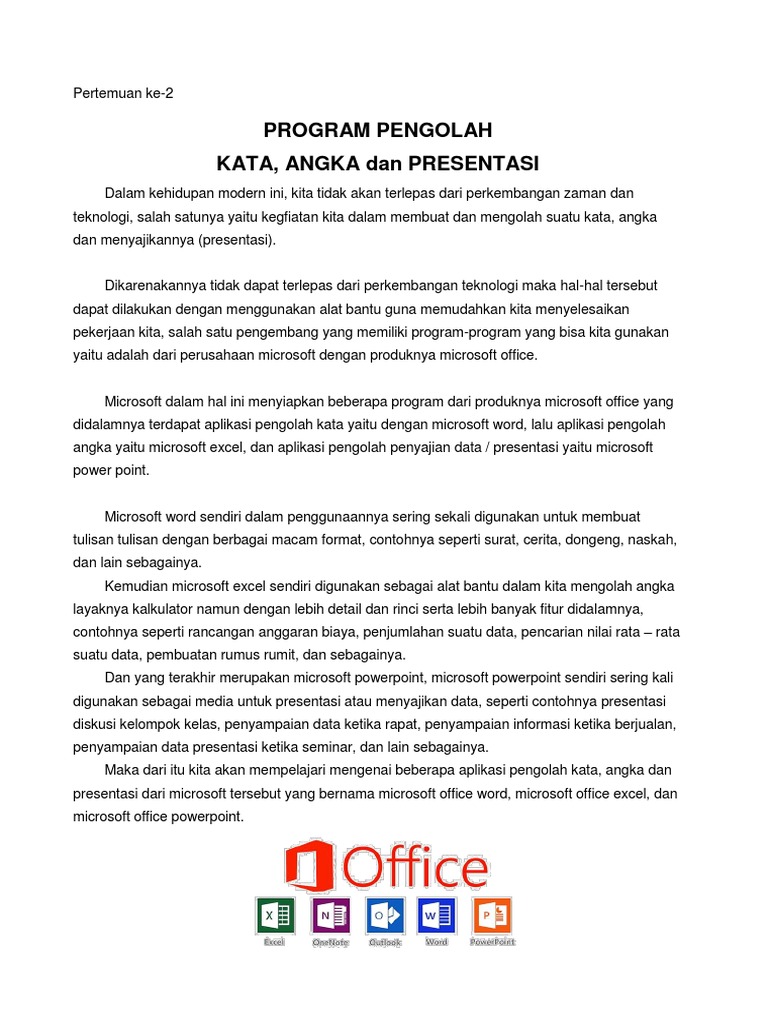 Panduan Dasar Microsoft Office | PDF