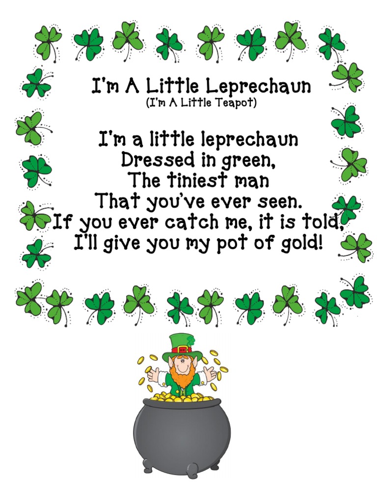 I'm A Little Leprechaun | PDF