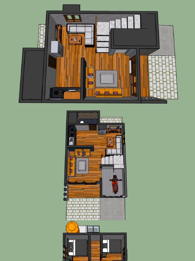 Denah Rumah 2 Lantai 5x6 | PDF