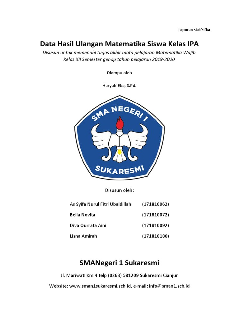 Laporan Statistika | PDF