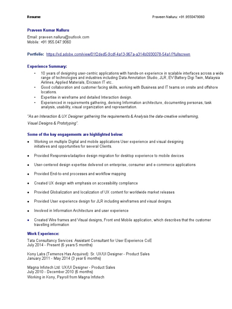 Portfolio:: Praveen Kumar Nalluru | PDF | Computing | Cyberspace