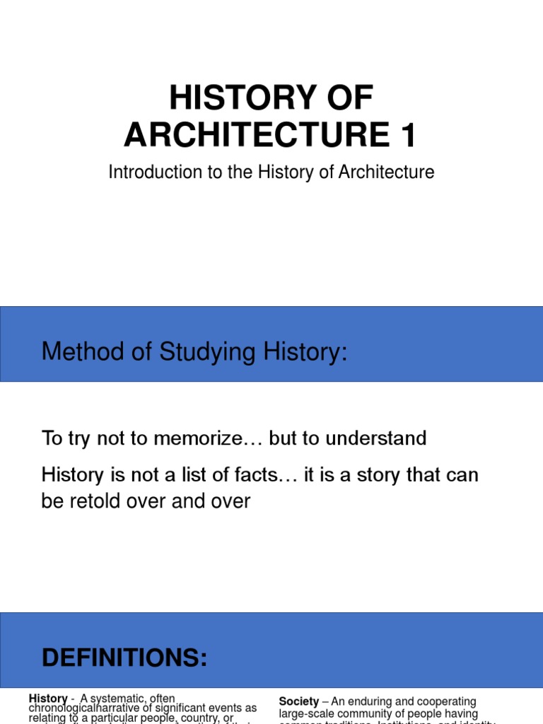History of Architecture | PDF