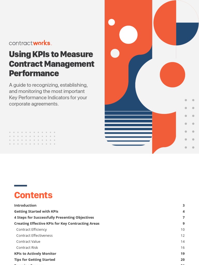 Key Performance Indicators for Contracts | PDF | Performance Indicator ...