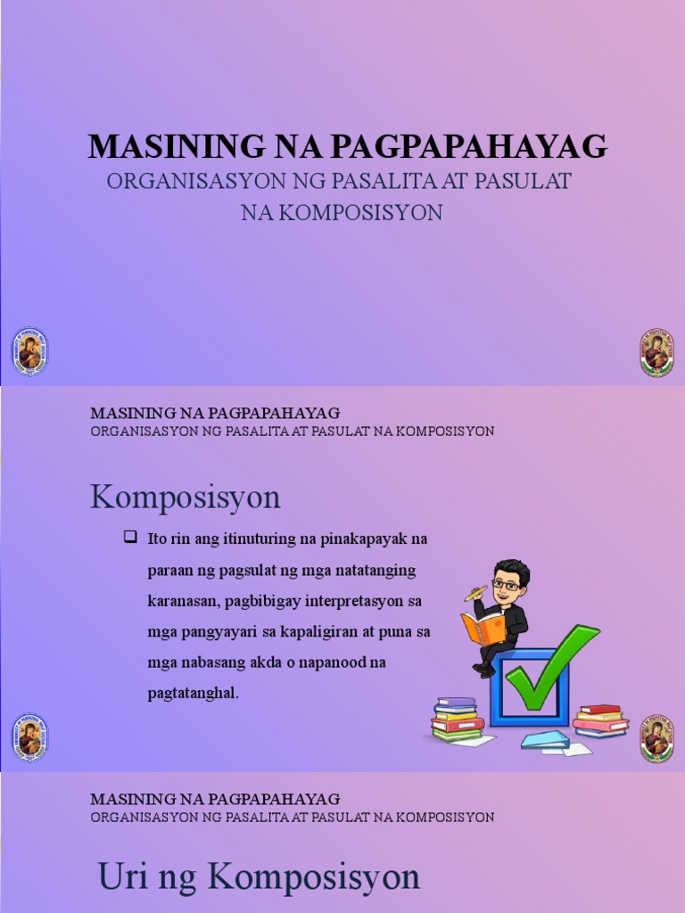 Organisasyon NG Komposisyon | PDF