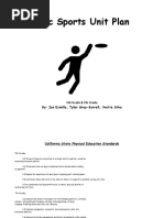 Nitroball Unit Plan | PDF | Volleyball | Sports