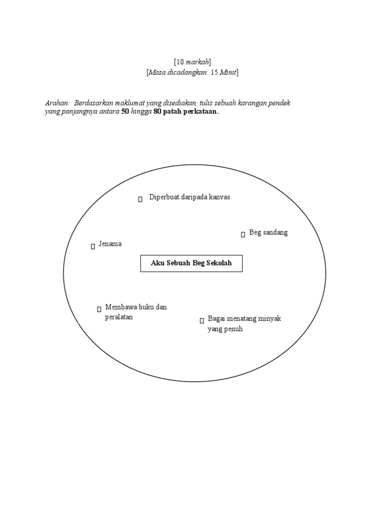 02 - 2 Item Contoh Bahagian A - Karangan Respons Terhad 2 | PDF
