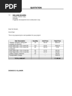 uPVC Windows Quotation Format | PDF | Cheque | Payments