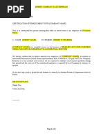 Leave of Absence Certification for Travel | PDF